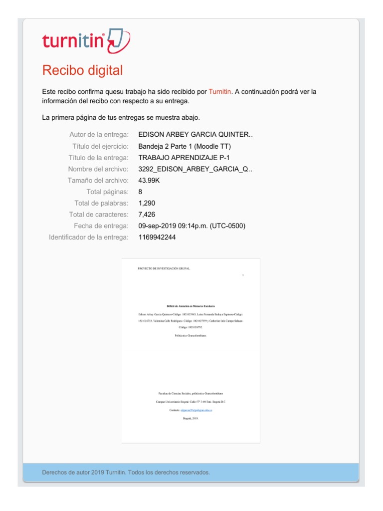Certificado Turnitin | PDF