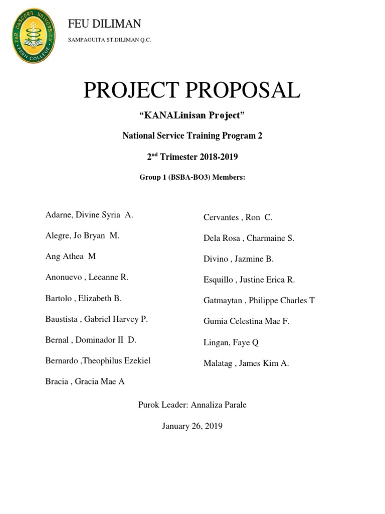 Project Proposal 1 | PDF