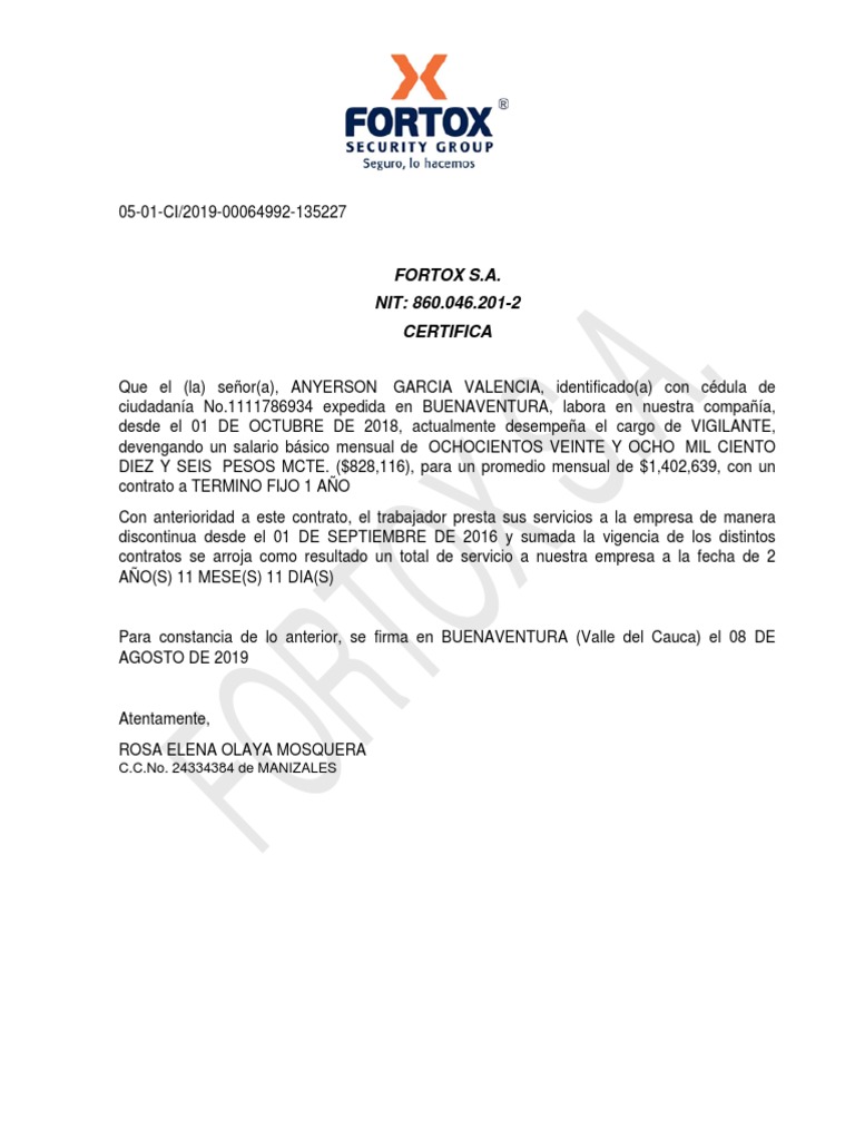 Carta Laboral | PDF