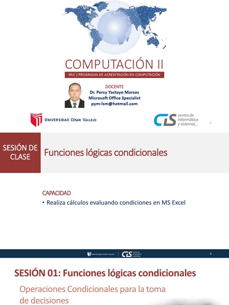 Funciones Logicas | PDF | Microsoft Excel | Áreas de informática