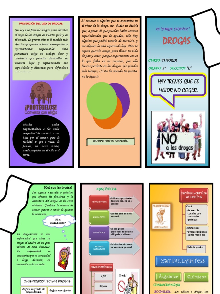 Triptico de Las Drogas... Paty.... | Descargar gratis PDF | Drogas ...