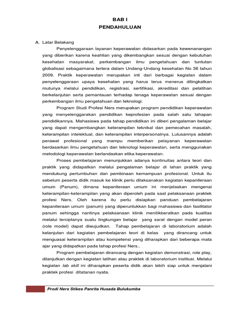 Daftar Tilik Panum | PDF