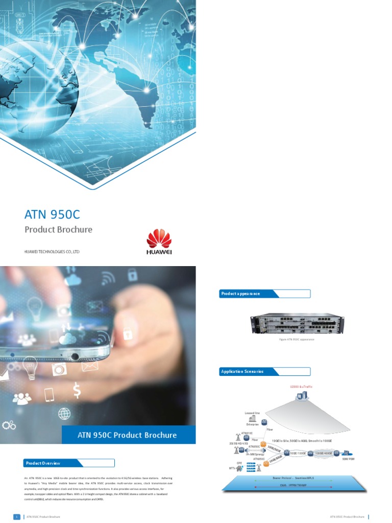 ATN 950C Product Brochure - V1.3 | PDF | Ethernet | Computer Network