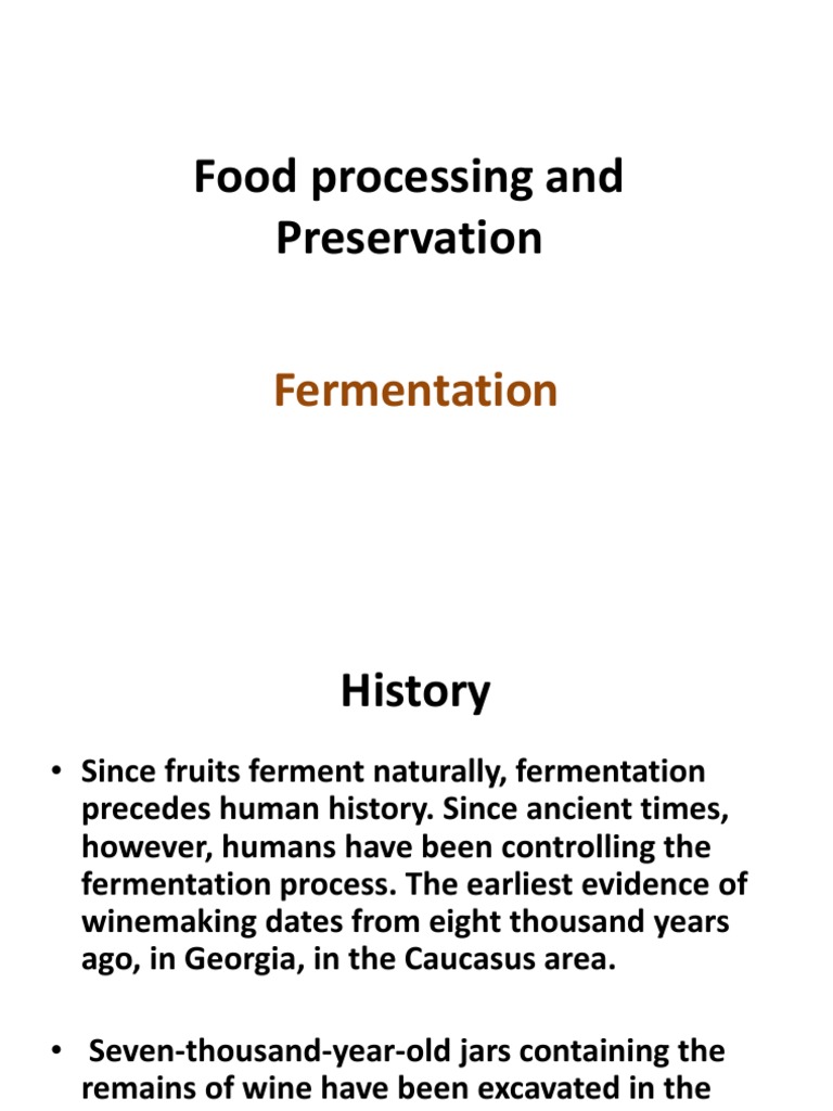 Module1 Historical Background Part3 | PDF | Fermentation In Food ...