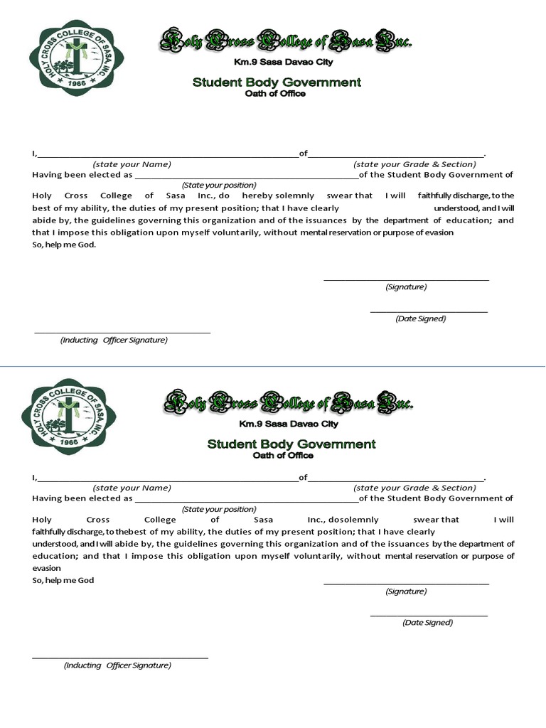 (State Your Grade & Section) (State Your Position) | PDF