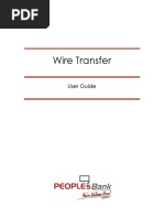 Wire Transfer Quick Reference Guide For Customers: 1-888-384-8400 ...