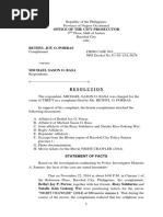 Sample Resolution | PDF | Theft | Evidence