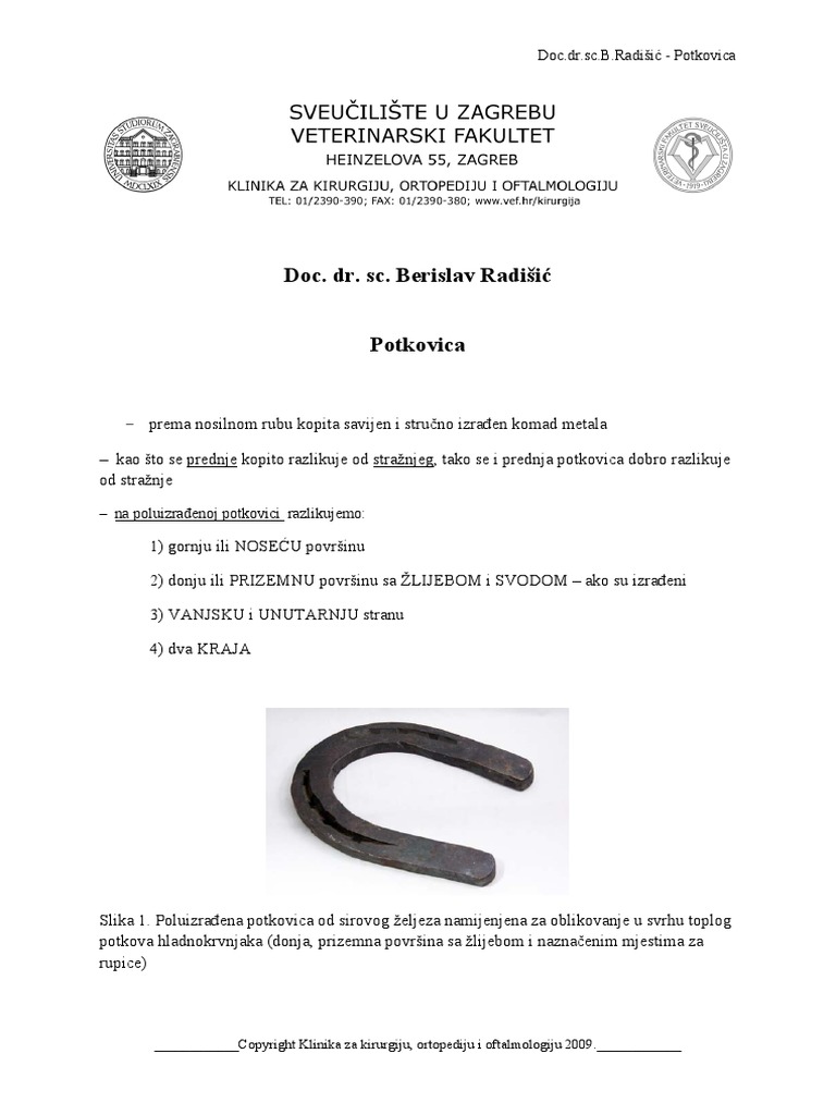 Potkovica PDF | PDF