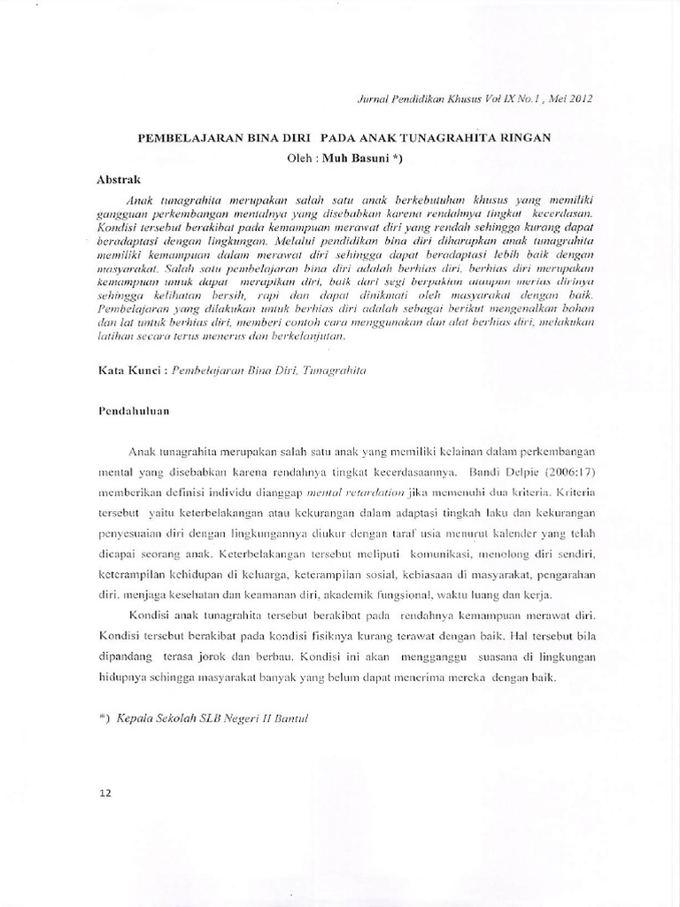 Bina Diri | PDF