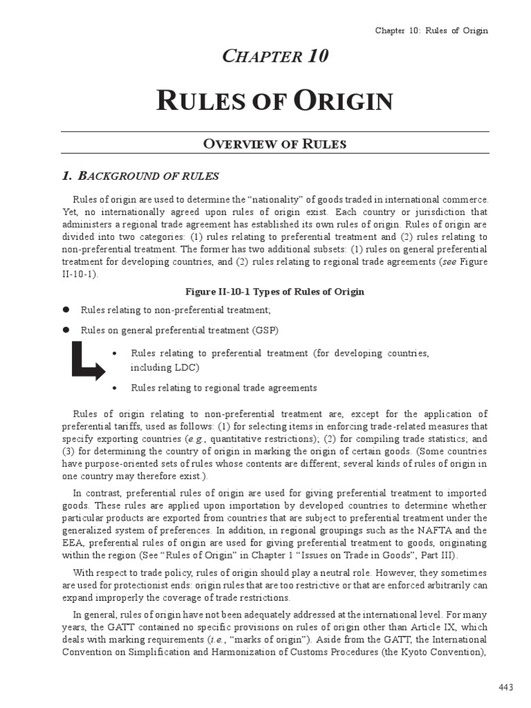 Rules of Origin | PDF | World Trade Organization | Foreign Policy