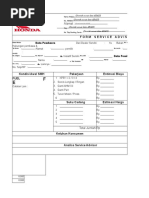 1 Contoh Nota Bengkel Motor | PDF