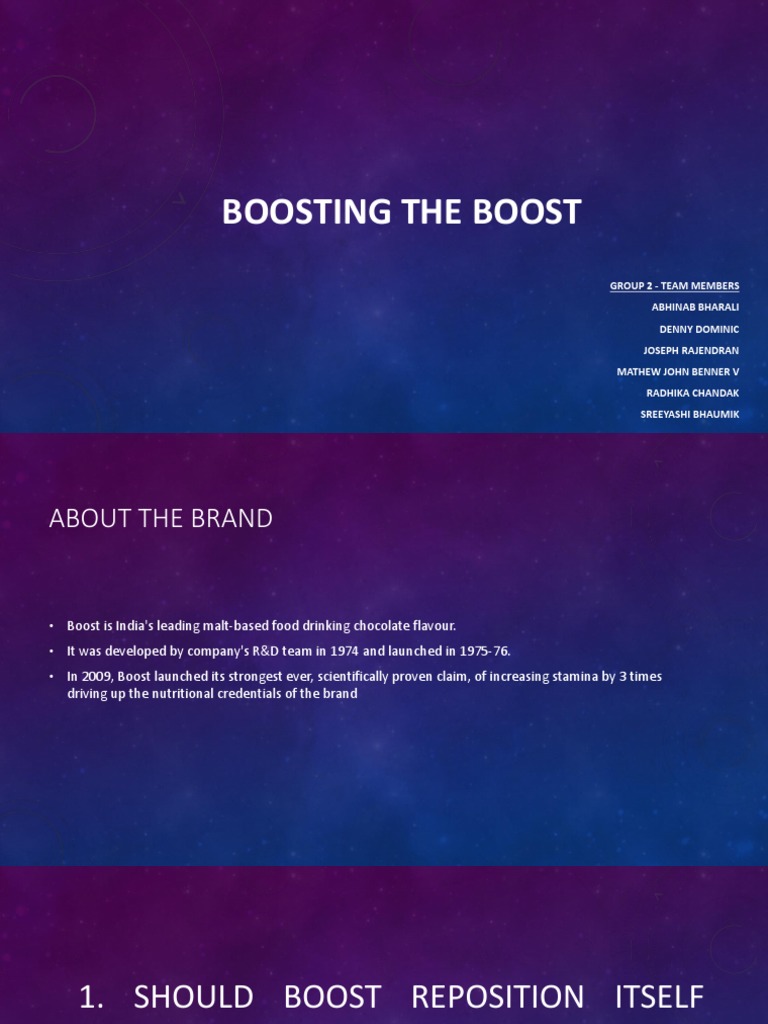 Boosting The Boost | PDF | Brand | Business Economics