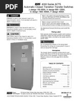 ASCO Series 300 D-Design 30-230A, Oper Manual, 381333-228 | PDF ...