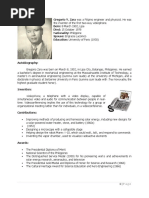 20 Filipino Scientist and Their Contributions | PDF | Science & Mathematics