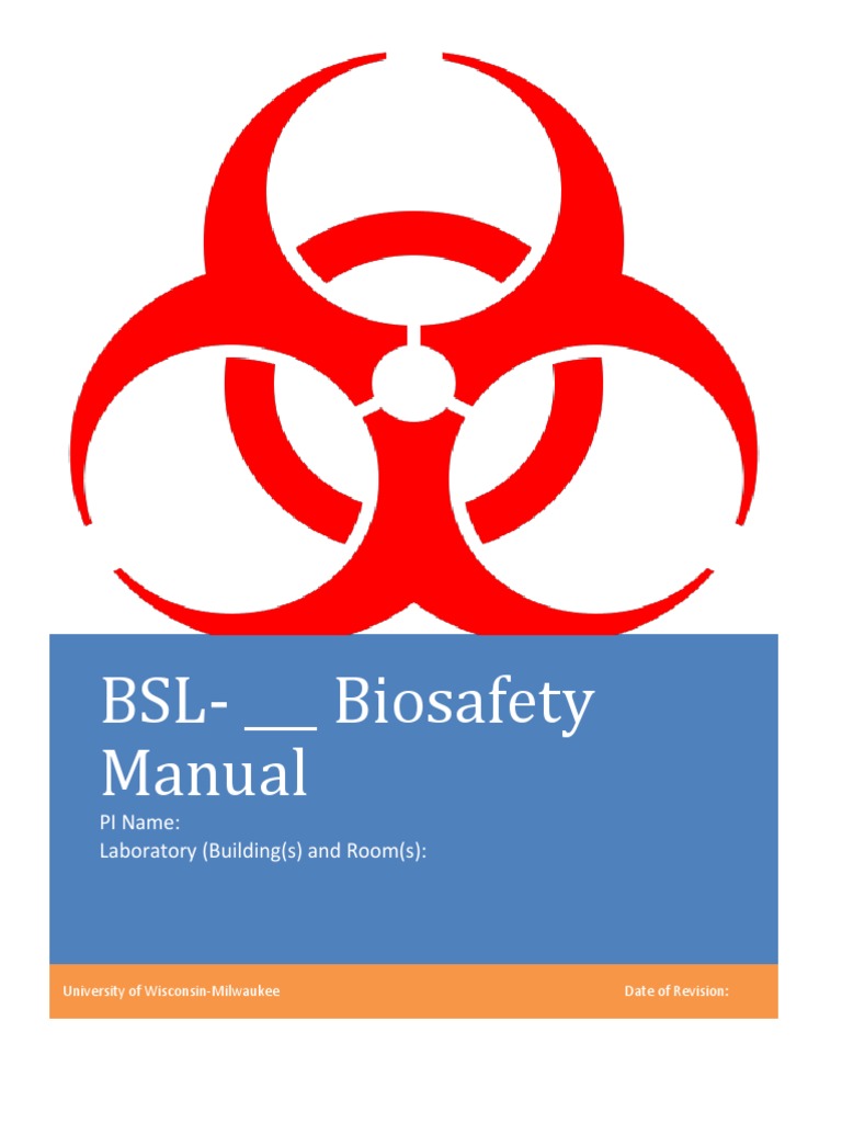Laboratory Specific Biosafety Manual | PDF | Personal Protective ...