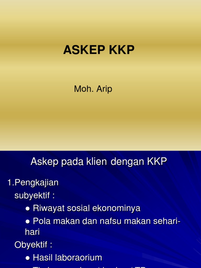 7-c Askep Pada Klien Dengan KKP | PDF