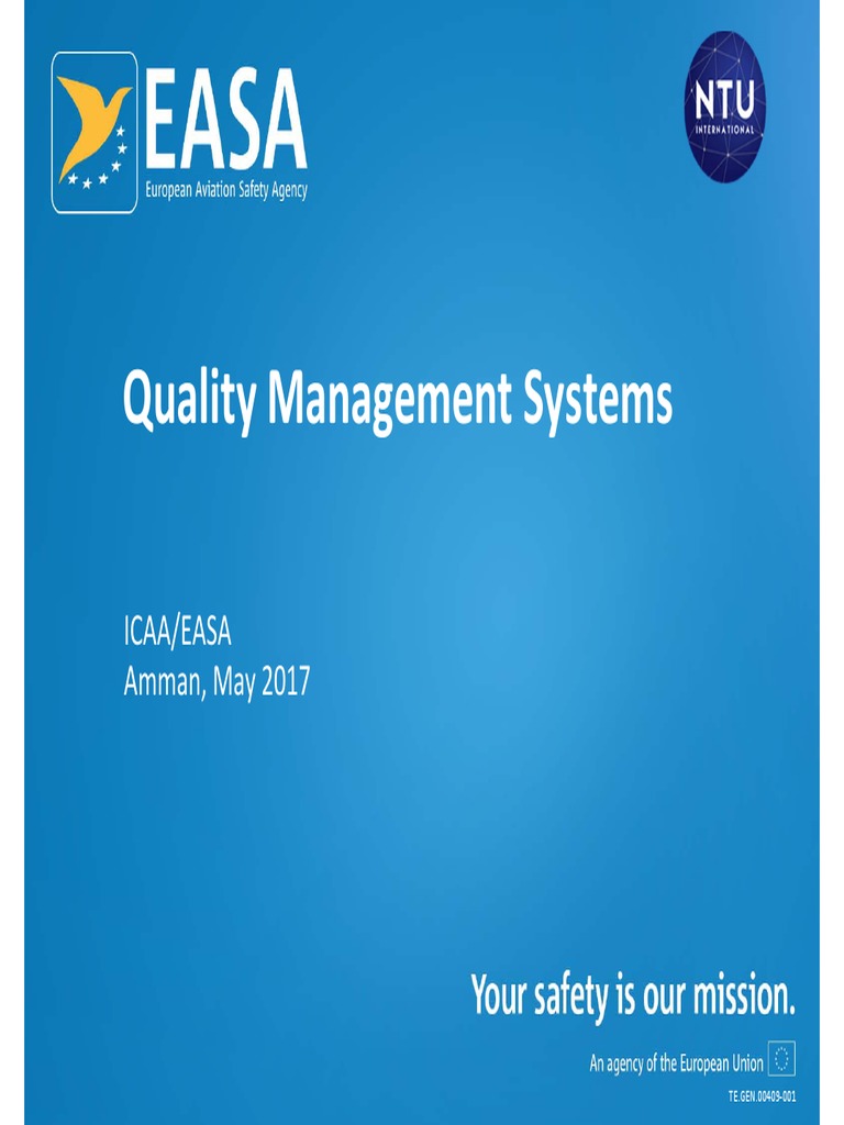 Easa-Icaa QMS | PDF | Quality Management System | Audit