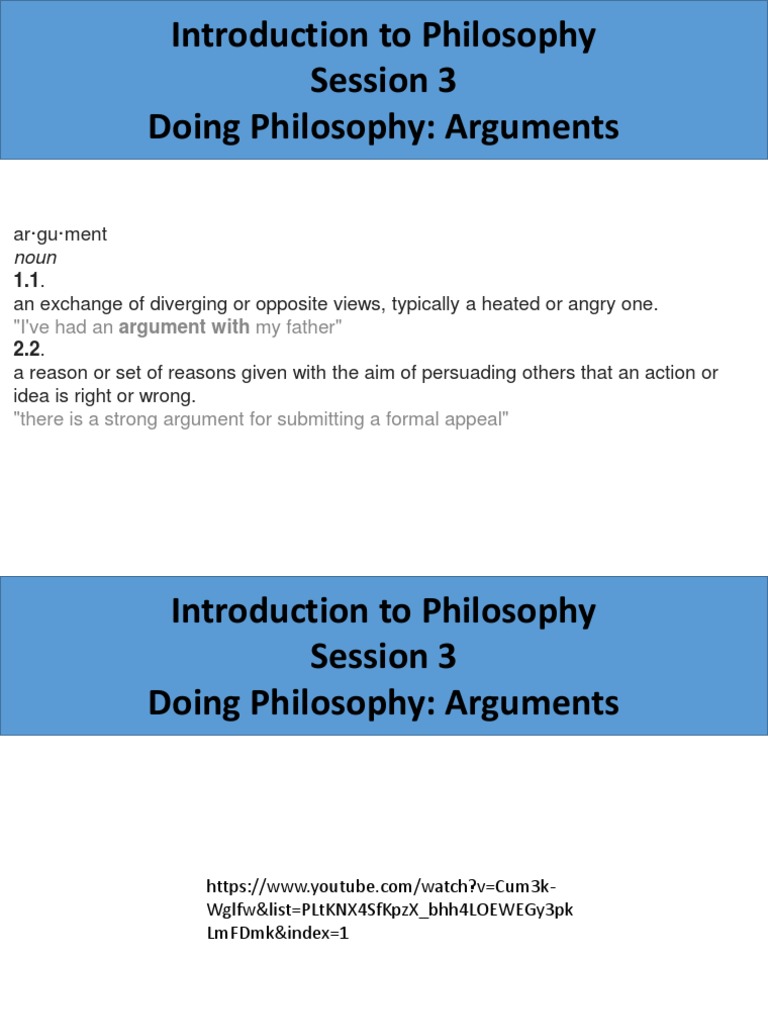 Understanding Valid and Sound Arguments | PDF | Argument | Metaphilosophy