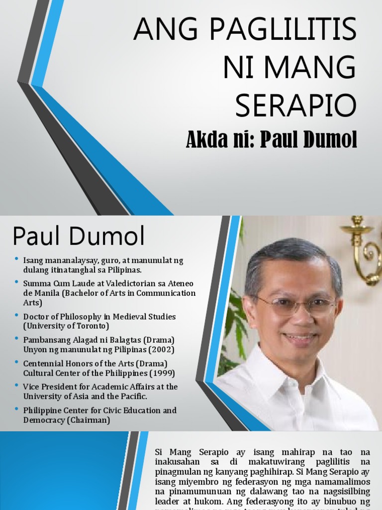 Ang Paglilitis Ni Mang Serapio | PDF