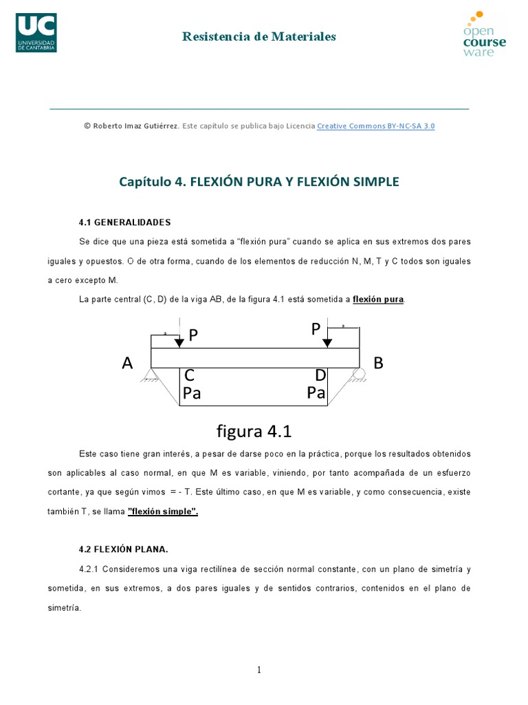 Resistencia de Materiales | PDF | Doblar | Resistencia de materiales