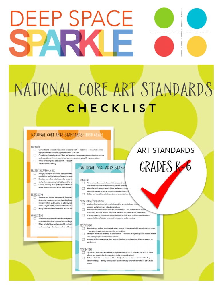 National Core Art Standards Checklist | PDF | Idea | Works Of Art