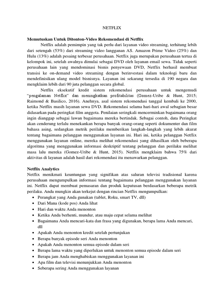 Netflix | PDF
