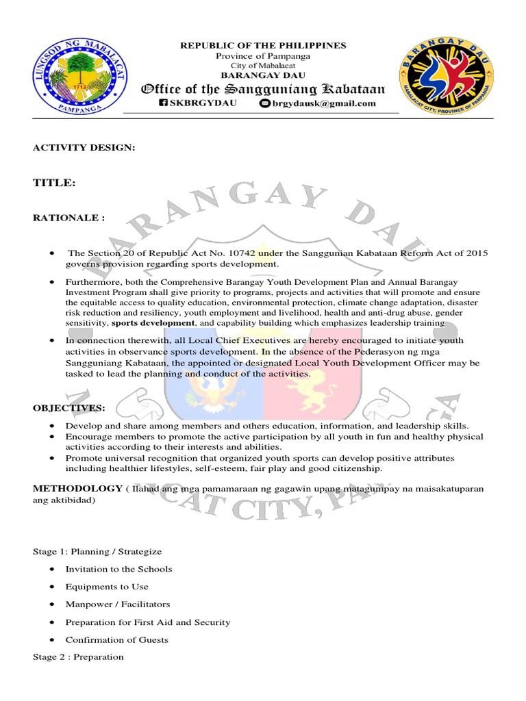 Basketball Program Design | PDF | Sports | Business