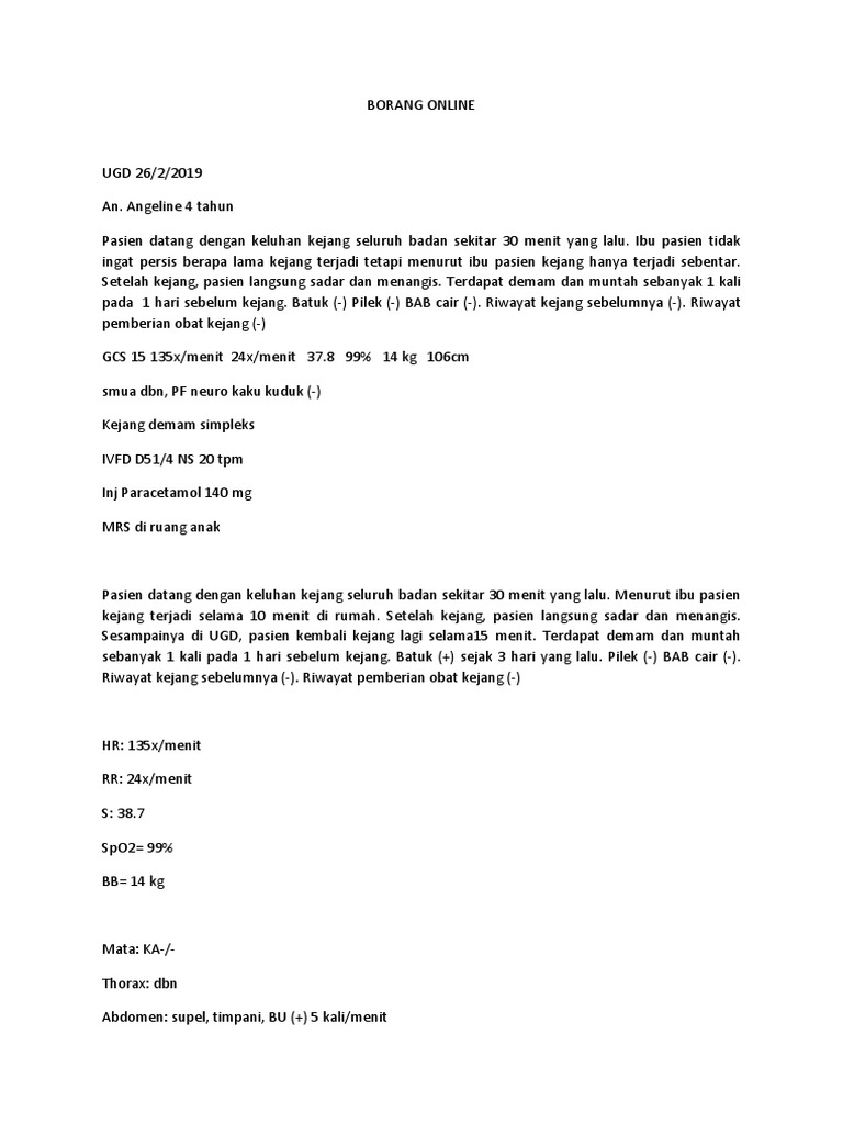 Contoh Borang Online | PDF