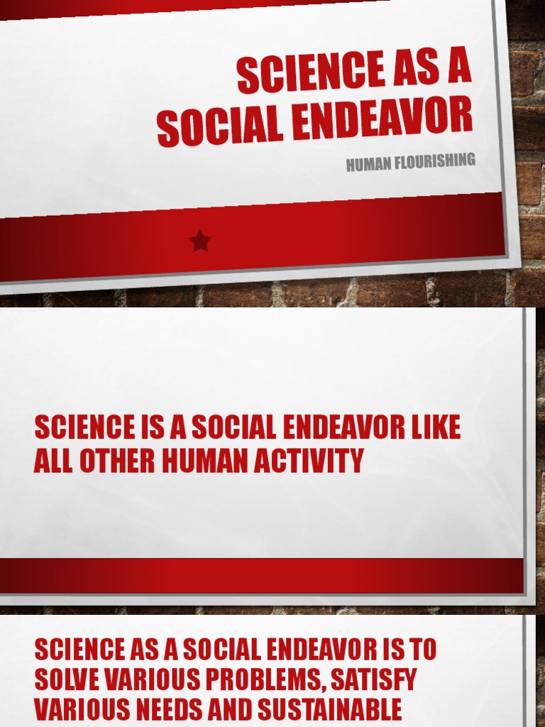 Social Endeavor | PDF | Contemporary Philosophy | Science