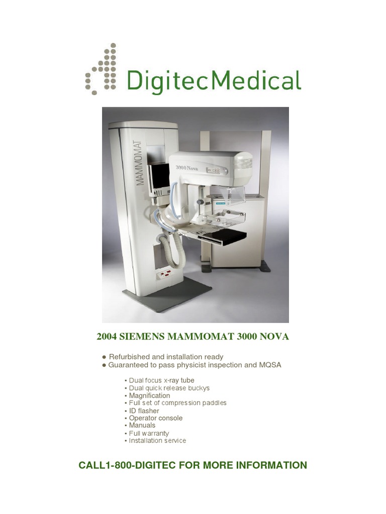 Siemens Mam Mom at 3000 Nova | PDF | Technology & Engineering