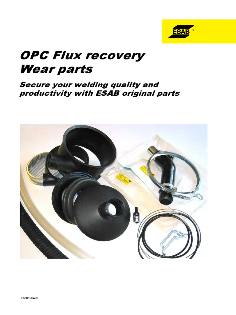 OPC Flux recovery wear parts | PDF | Joining | Industrial Processes