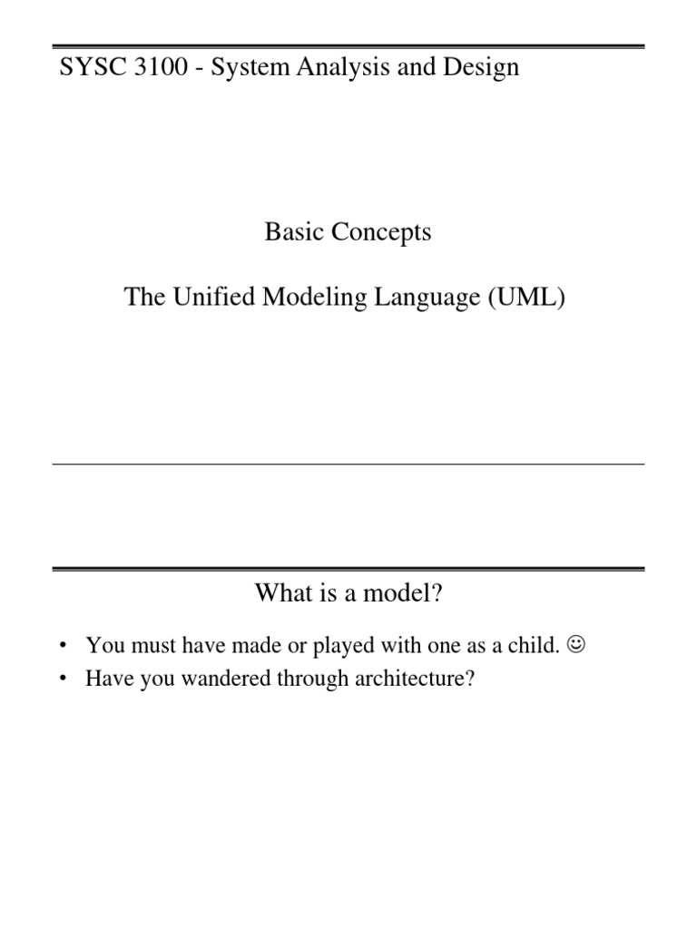 UML | PDF | Unified Modeling Language | Conceptual Model