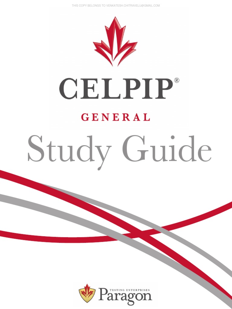 CELPIP Study Guide PDF | PDF