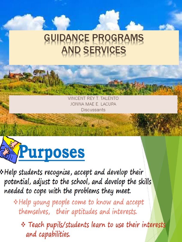 Guidance Programs and Services | PDF
