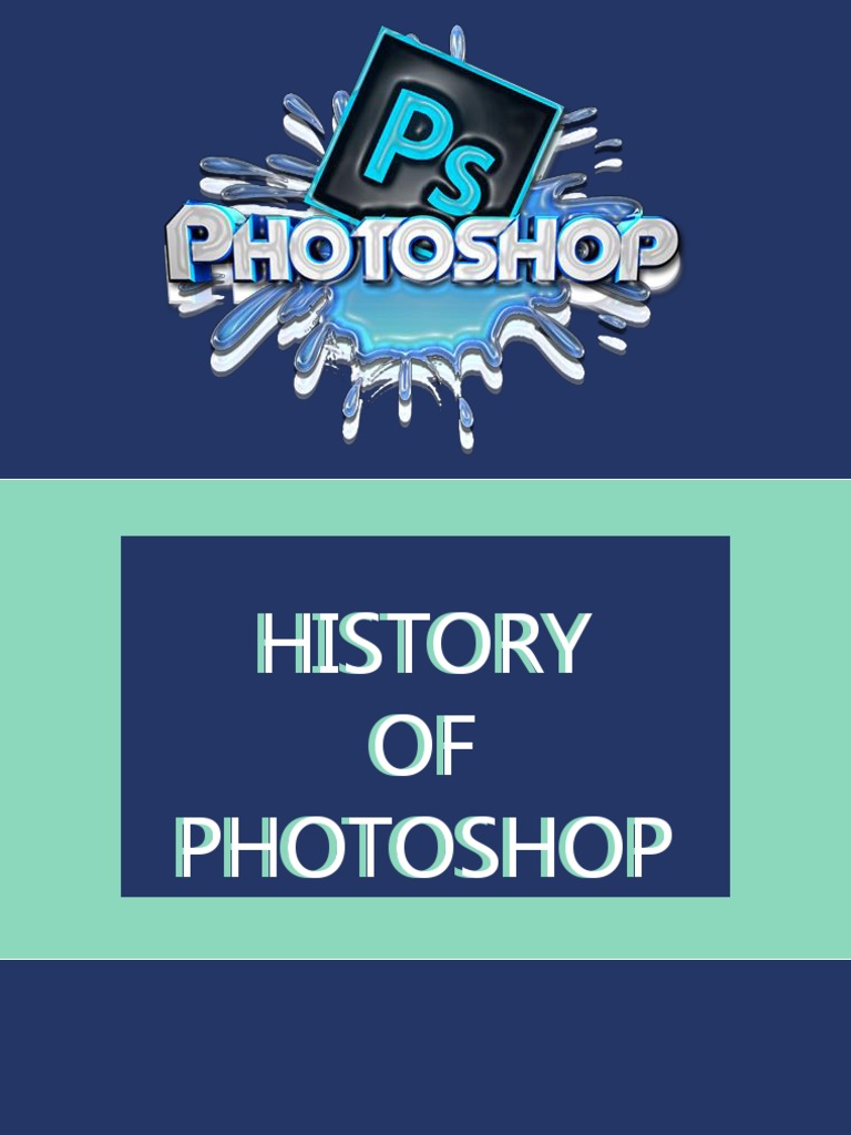 History of Photoshop | PDF | Games & Activities
