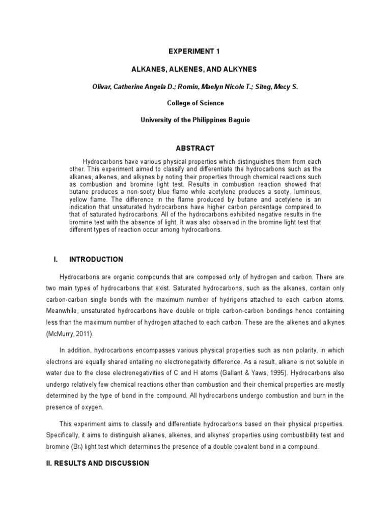 Alkanes, Alkenes, and Alkynes | PDF | Alkene | Hydrocarbons