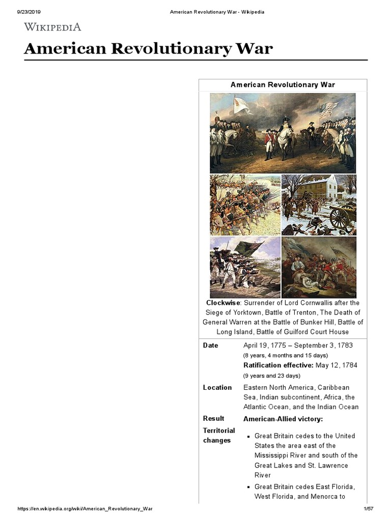 American Revolutionary War | PDF | American Revolutionary War | George ...