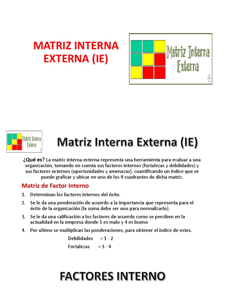 Matriz Ie | PDF | Matriz (Matemáticas) | Información