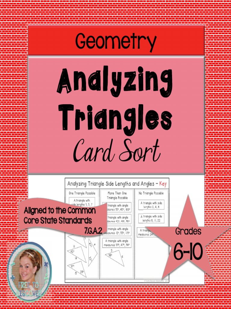 Analyzing Triangles Card Sort | PDF | Triangle