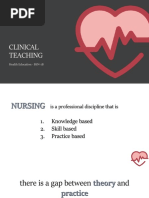 Model of Clinical Teaching | PDF | Nursing | Health Care