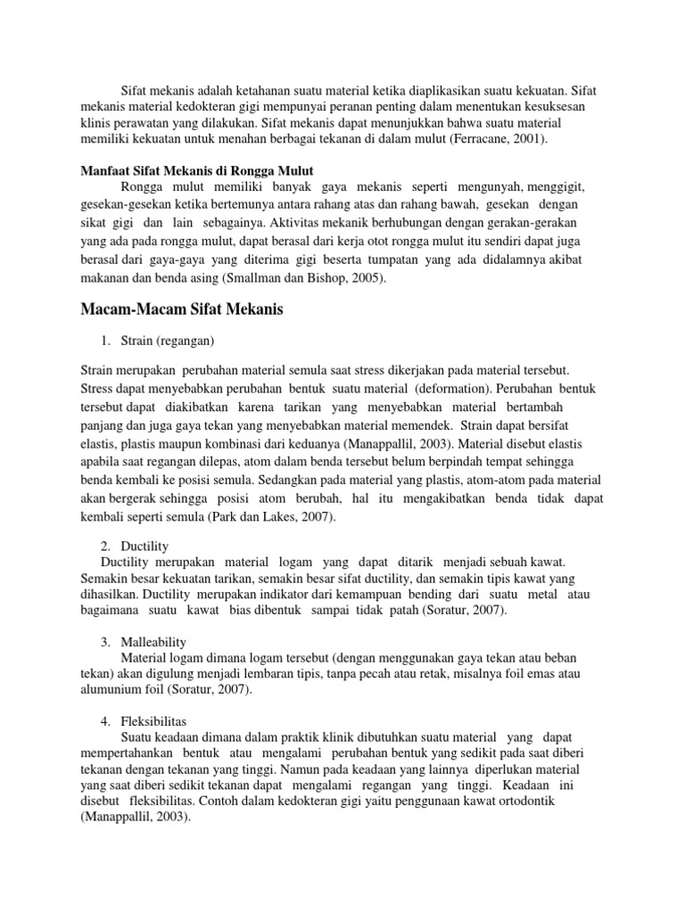 LO Sken 2 SIK No. 1 Sifat Mekanis | PDF