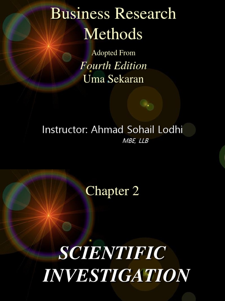 Business Research Methods: Fourth Edition | PDF | Hypothesis ...