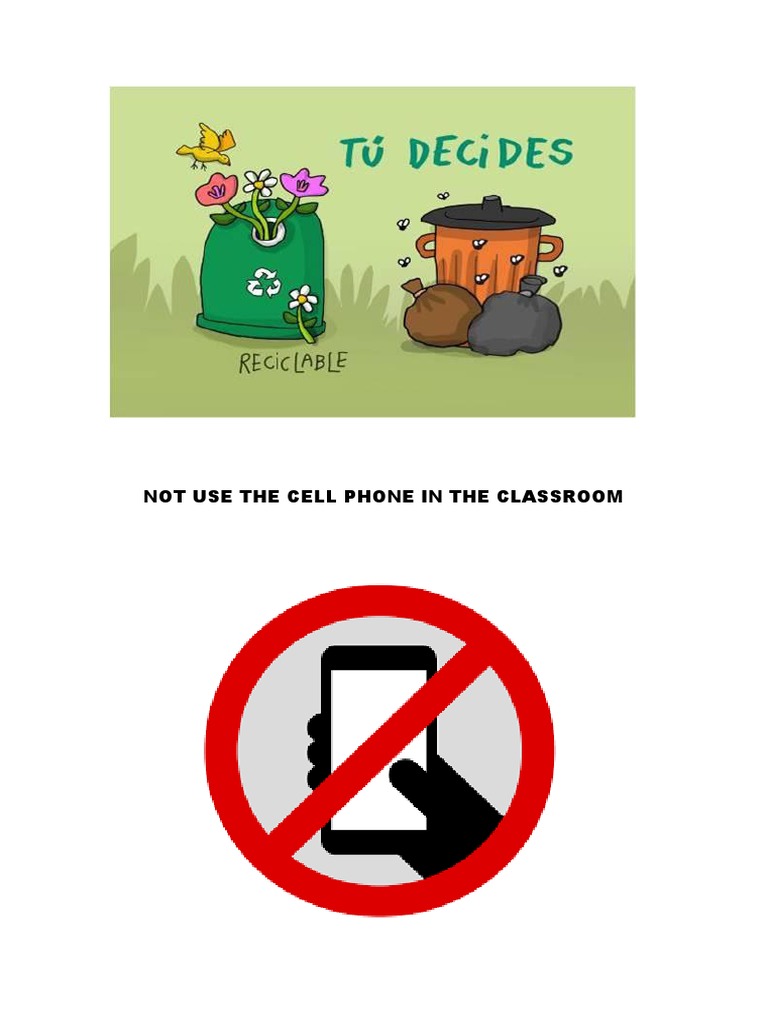 Not Use The Cell Phone in The Classroom | PDF