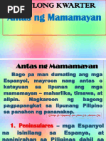 Antas NG Katayuan NG Mga Pilipino Sa Lipunan LM | PDF