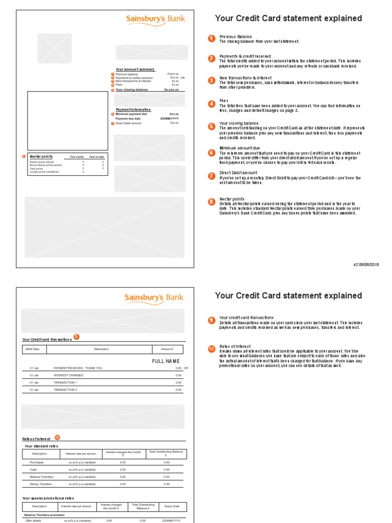 Understanding Your Statement | PDF | Credit Card | Financial Transaction