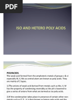 Isopoly and Heteropoly Acids and Salts | PDF | Atoms | Molecules