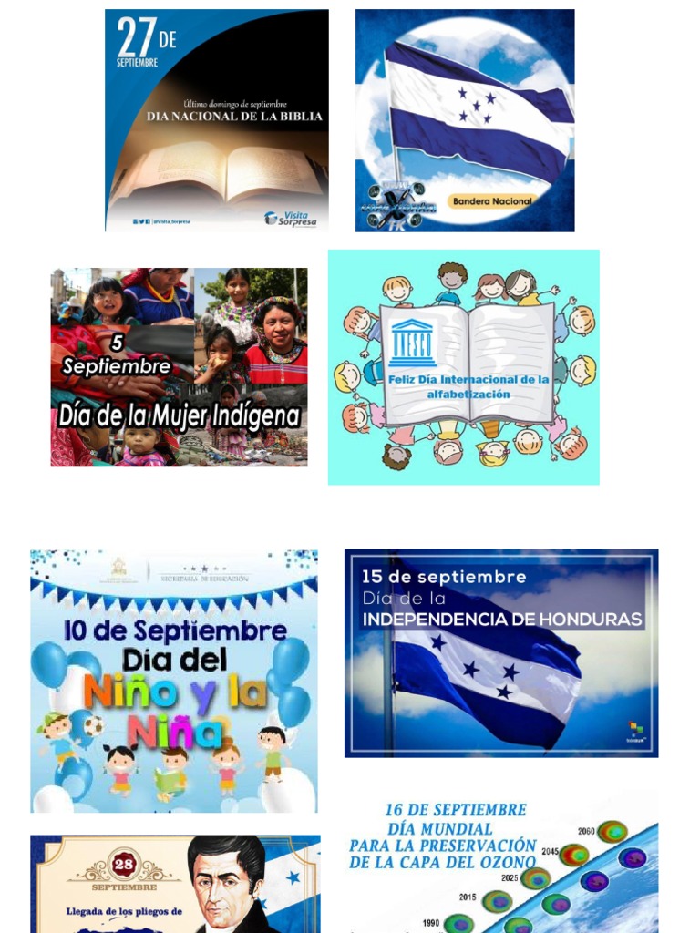 Fechas Civicas Septiembre | PDF