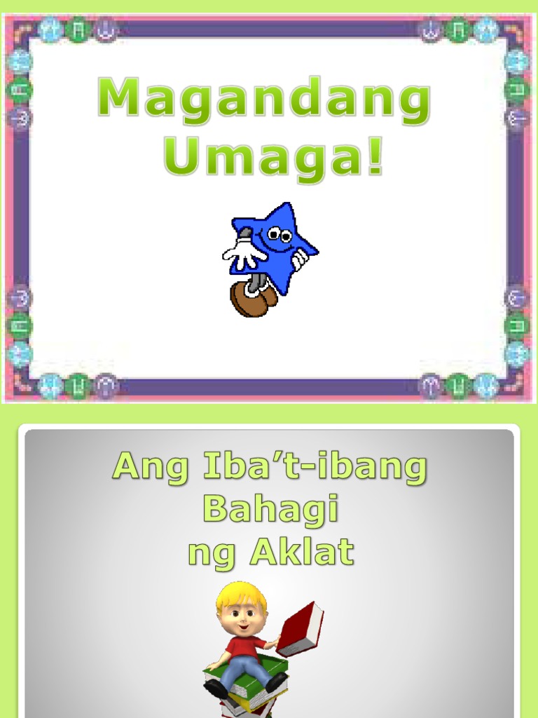 Bahagi NG Aklat | PDF