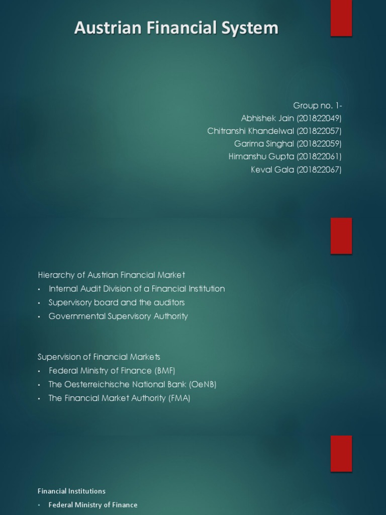 Austrian Financial System | PDF