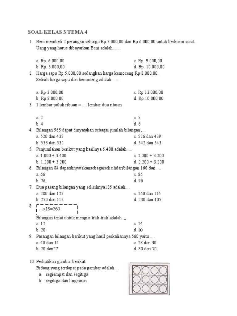 Kelas 3 Tema 4 Pdf